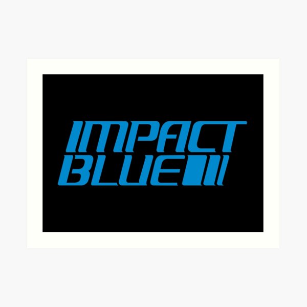 "Initial D - Impact Blue Team Logo" Art Print for Sale by ZeWiss ...