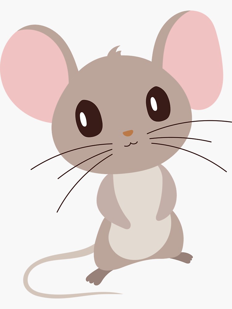 "Cute Mouse" Sticker by paulo-art | Redbubble