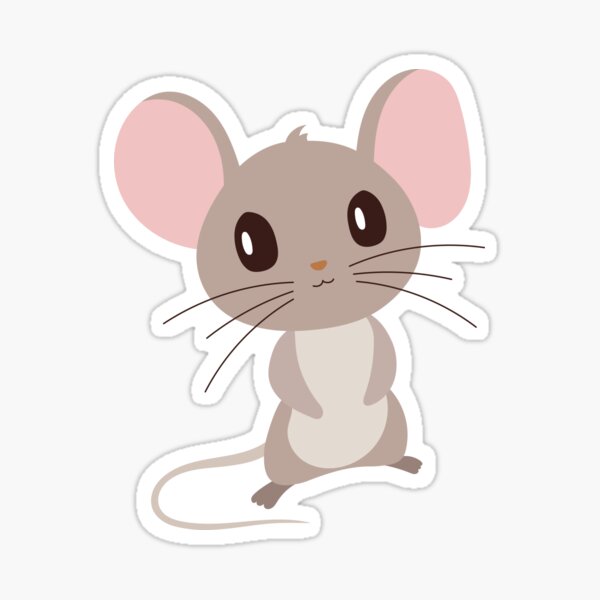 "Cute Mouse" Sticker by paulo-art | Redbubble