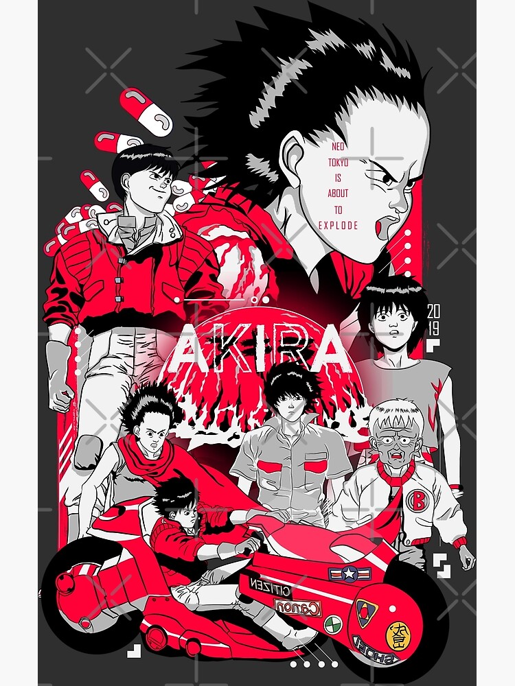 "AKIRA Anime (RED Edition)" Poster by BladePatron | Redbubble