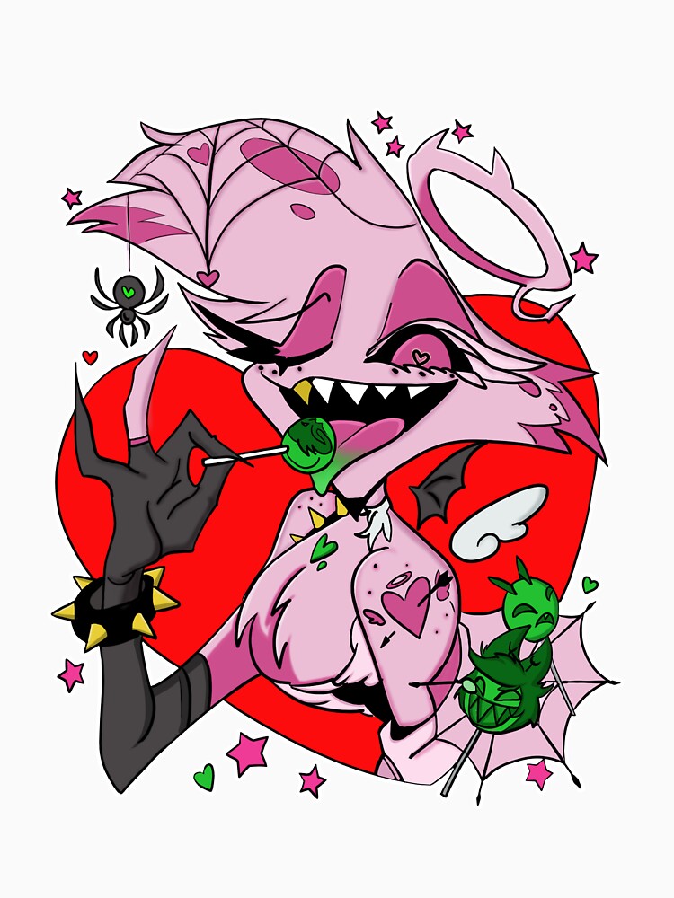 "Hazbin Hotel Angel Dust (devil and Angel)" T-shirt for Sale by Kit-Kat ...