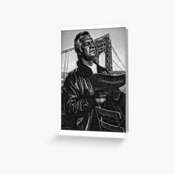 "The Sopranos- Paulie- Commendatori" Greeting Card by editor1972 ...