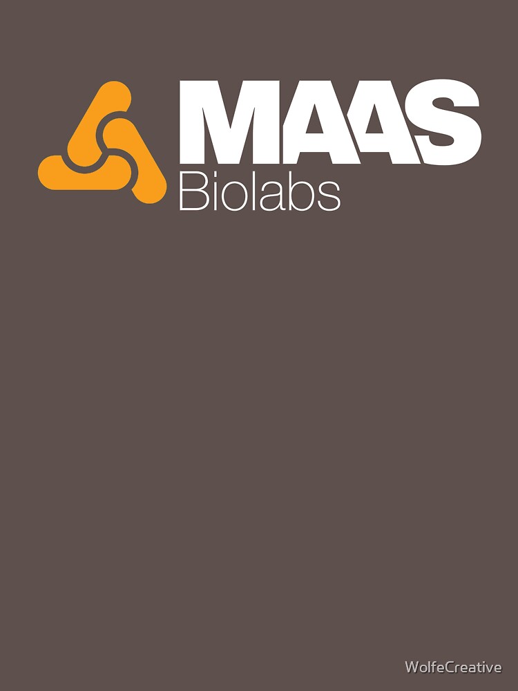 "MAAS Biolabs Corporate Logo - White" T-shirt for Sale by WolfeCreative ...