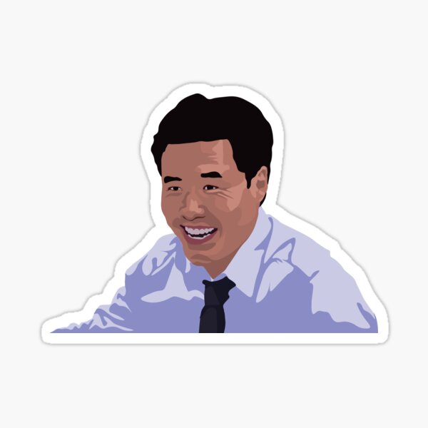 "Asian Jim" Sticker for Sale by FutureSpace | Redbubble