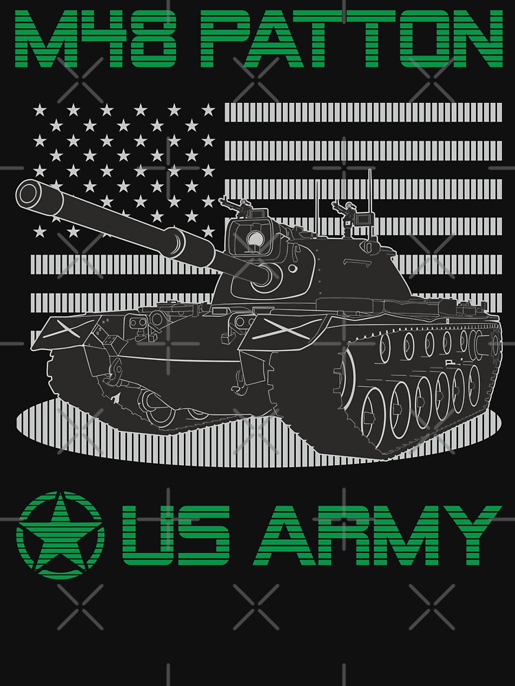 "US M48 Patton tank" Essential T-Shirt for Sale by FAawRay | Redbubble