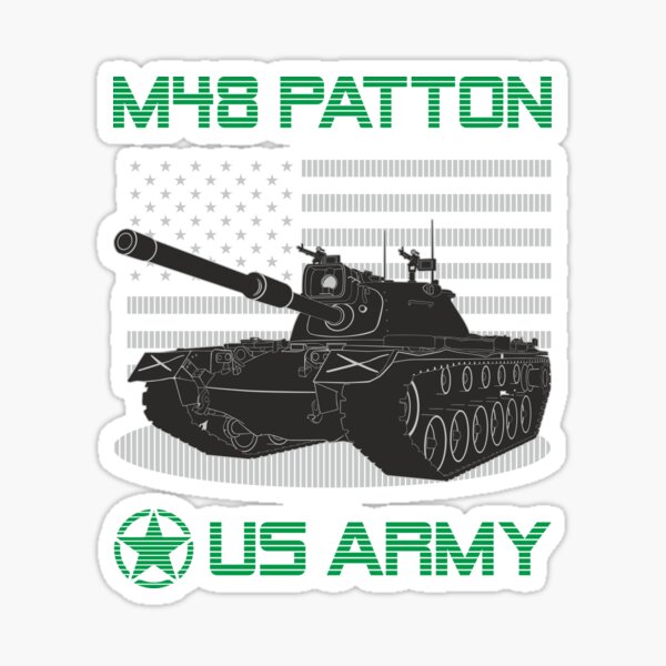 "US M48 Patton tank" Sticker for Sale by FAawRay | Redbubble