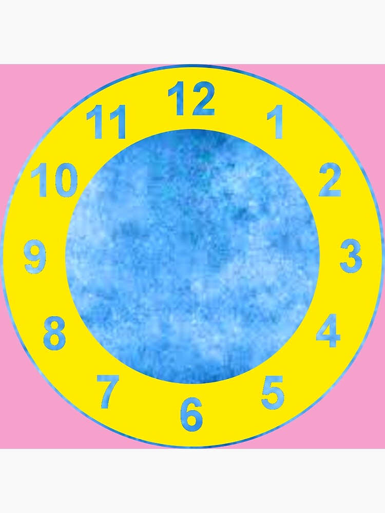 "Clock Rug (The Big Comfy Couch)" Poster for Sale by Pilot-MJ | Redbubble