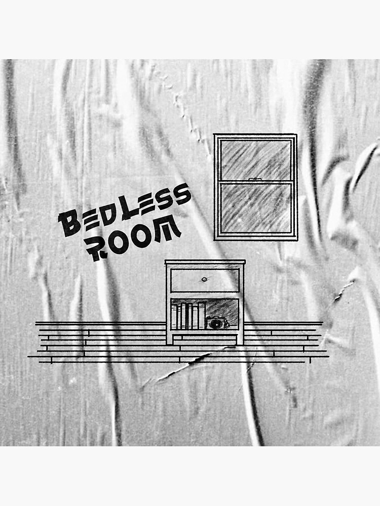 "Bedless Room Logo" Sticker for Sale by bedlessroom | Redbubble