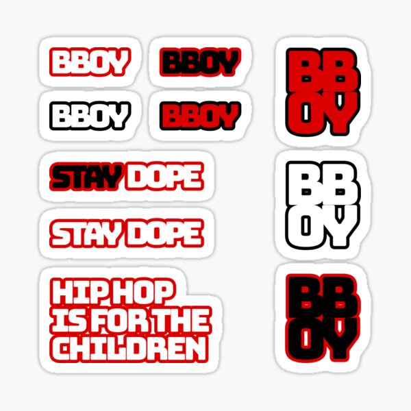 "Bboy Sticker Pack" Sticker for Sale by eddysims | Redbubble