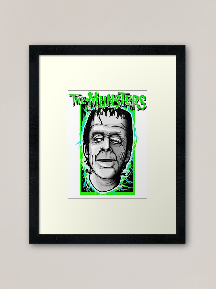 "Herman Munster" Framed Art Print for Sale by gjnilespop | Redbubble