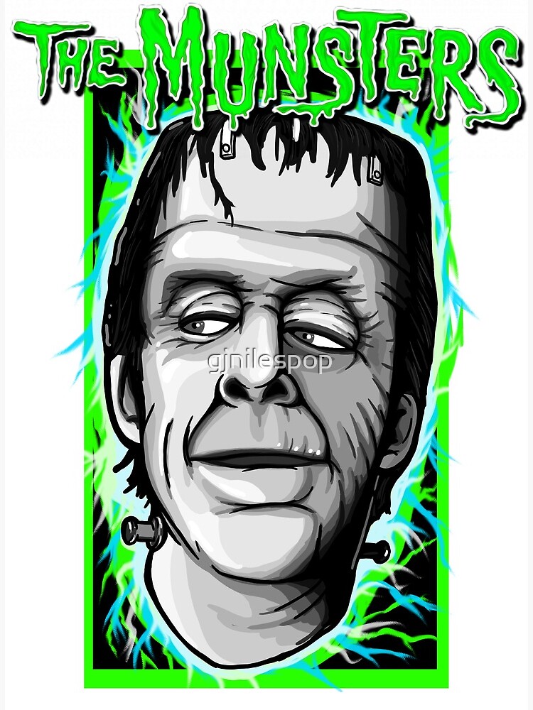 "Herman Munster" Framed Art Print for Sale by gjnilespop | Redbubble
