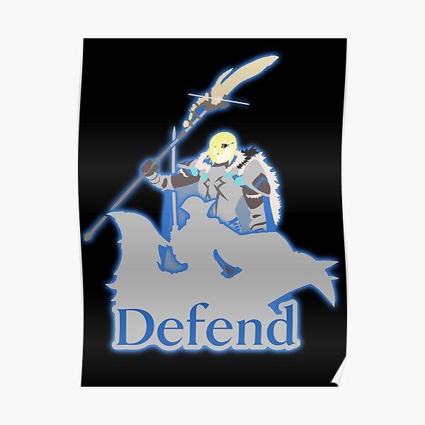 "King Dimitri - Defend Glow" Poster by Vonivon | Redbubble