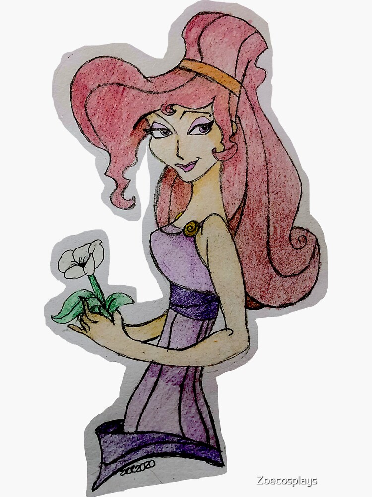 "Meg " Sticker for Sale by Zoecosplays | Redbubble