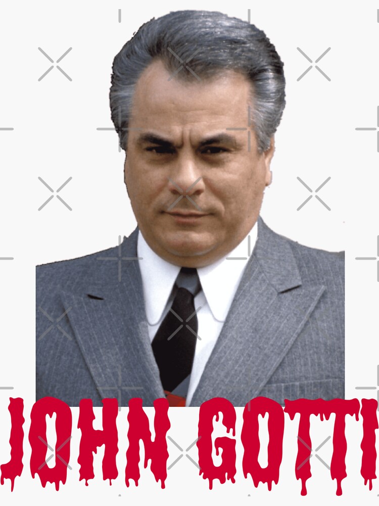 "John Gotti designed by pandemic2020 " Sticker for Sale by Kennyvdk ...