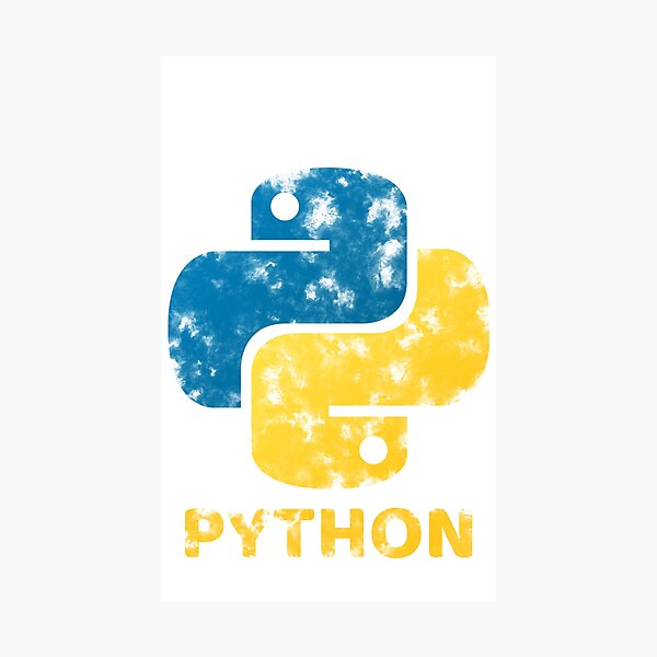 "Python Logo" Photographic Print by Mechalina | Redbubble