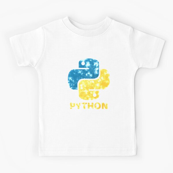 "Python Logo" Kids T-Shirt for Sale by Mechalina | Redbubble