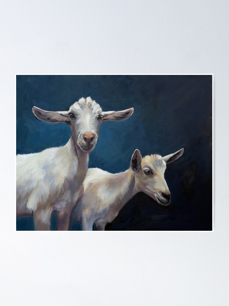 "Goats" Poster for Sale by JulieAnnAcc | Redbubble