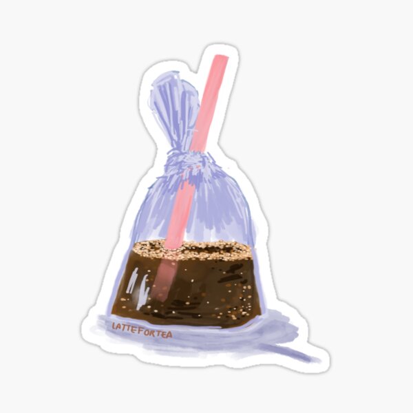 "coke in a plastic bag" Sticker for Sale by lattefortea | Redbubble