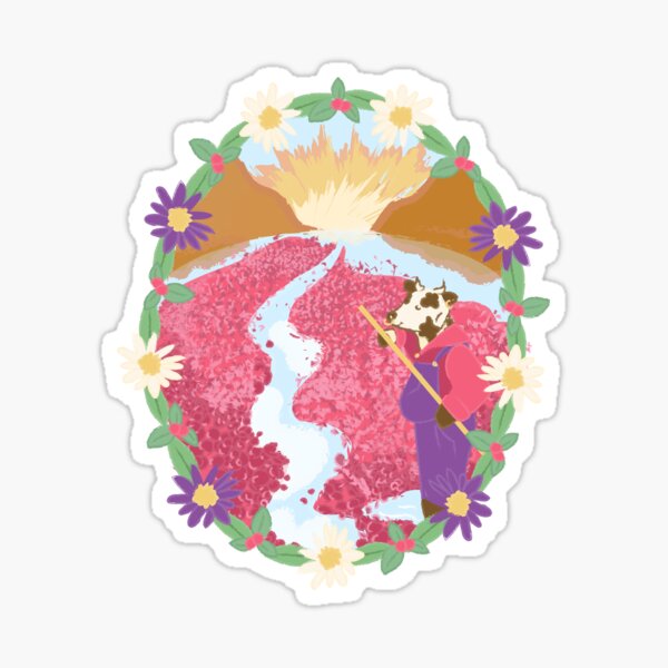 "Cranberry Cow" Sticker for Sale by mimisstickers | Redbubble