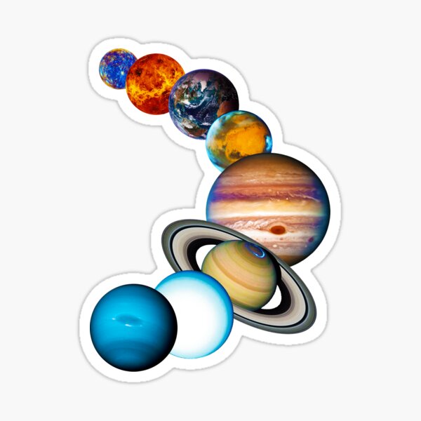"Solar System | Assorted Art" Sticker for Sale by Adastr4 | Redbubble