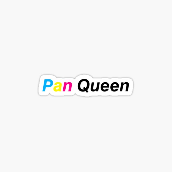 "Pan Queen" Sticker for Sale by Blujaydraws | Redbubble