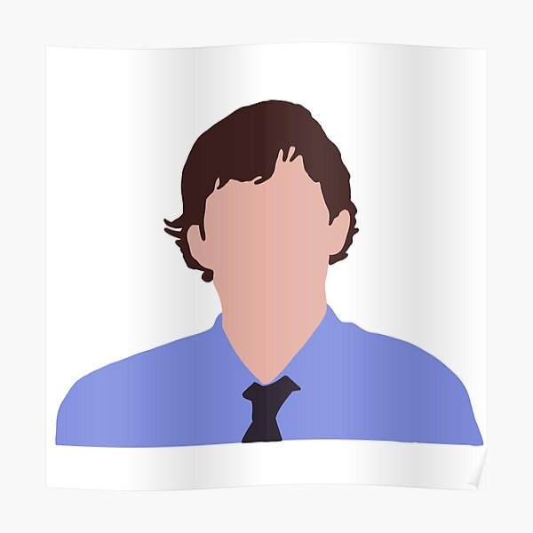 "jim outline" Poster for Sale by noratthompson | Redbubble