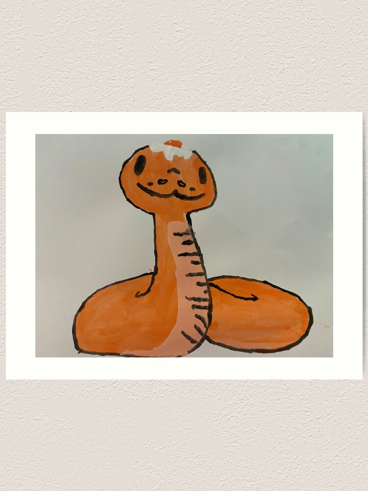 "Among Us Snake" Art Print for Sale by krismakestuff | Redbubble