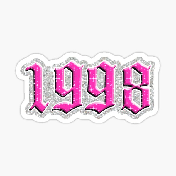 "blingee 1998" Sticker by discostickers | Redbubble