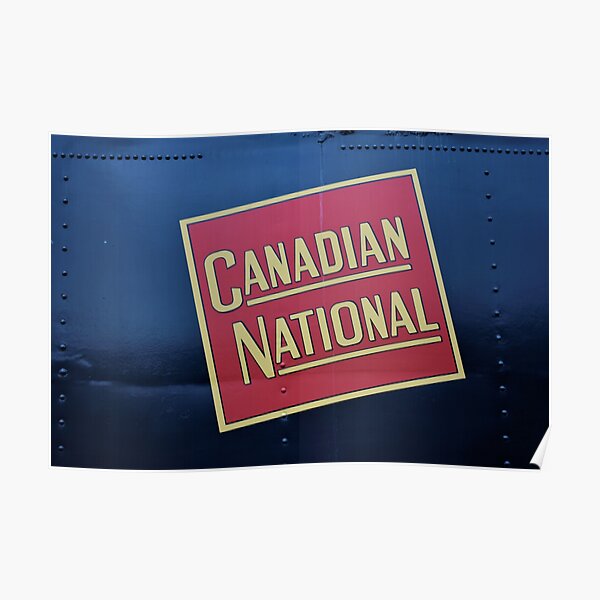 "Canadian National logo" Poster by searchlight | Redbubble