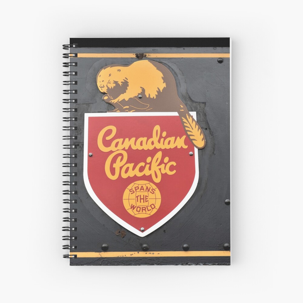 "Canadian Pacific Logo" Spiral Notebook for Sale by searchlight | Redbubble