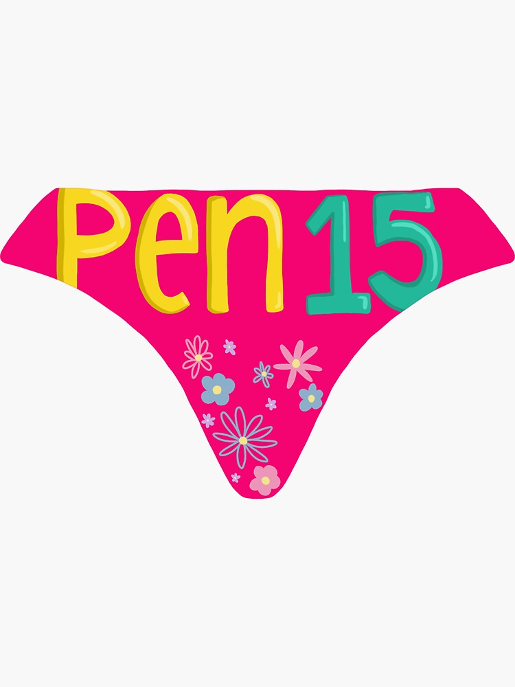 "Pen15 Thong Sticker" Sticker for Sale by meagnog | Redbubble