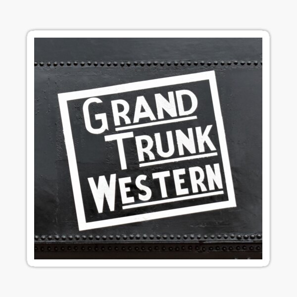 "Grand Trunk Western Logo" Sticker for Sale by searchlight | Redbubble