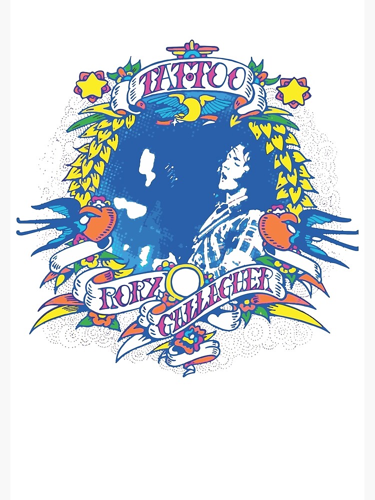 "Rory Gallagher - Tattoo" Poster by Ovnil | Redbubble