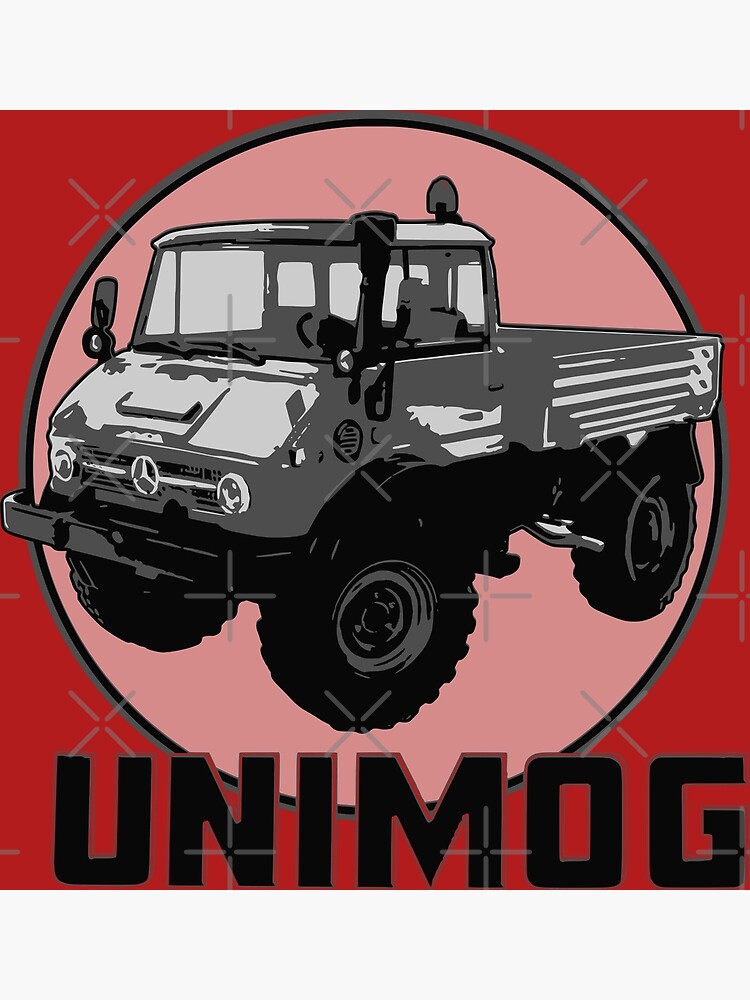"Unimog Grey" Poster for Sale by Groenendijk | Redbubble