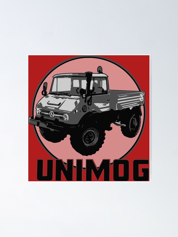 "Unimog Grey" Poster for Sale by Groenendijk | Redbubble