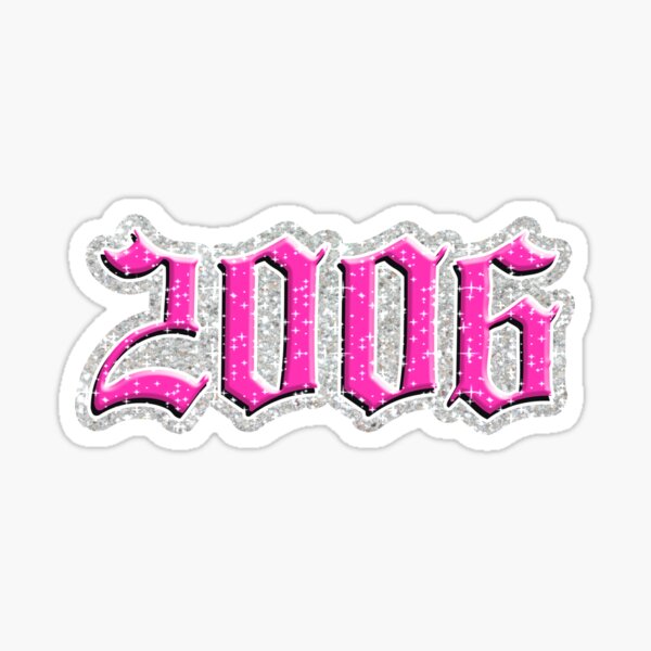 "blingee 2006" Sticker for Sale by discostickers | Redbubble