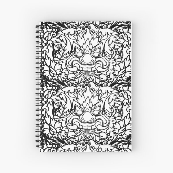 "Dragon Head - Khmer Style" Spiral Notebook for Sale by hurlz | Redbubble