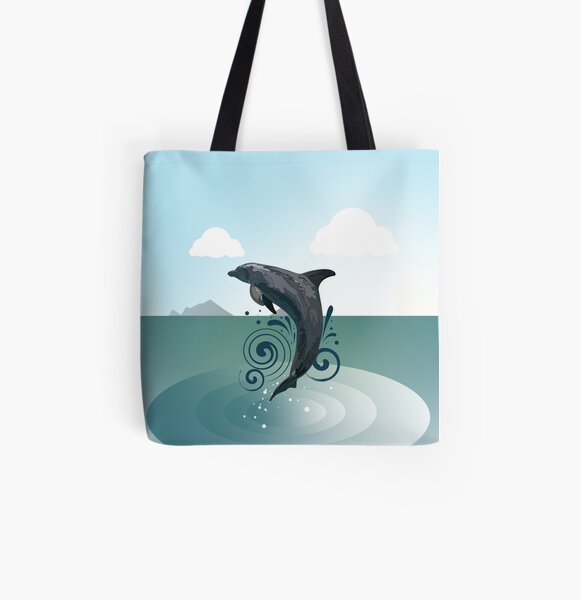 "Dolphin" Tote Bag by Adamzworld | Redbubble
