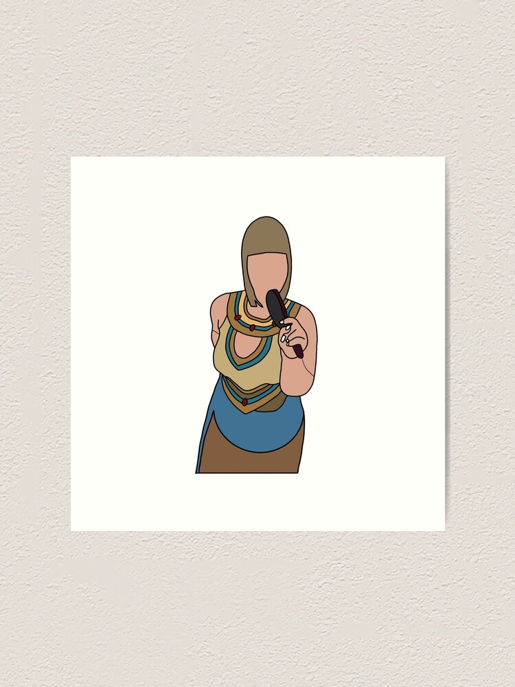 "Trisha Paytas King Tut Outline" Art Print for Sale by createdbymia ...