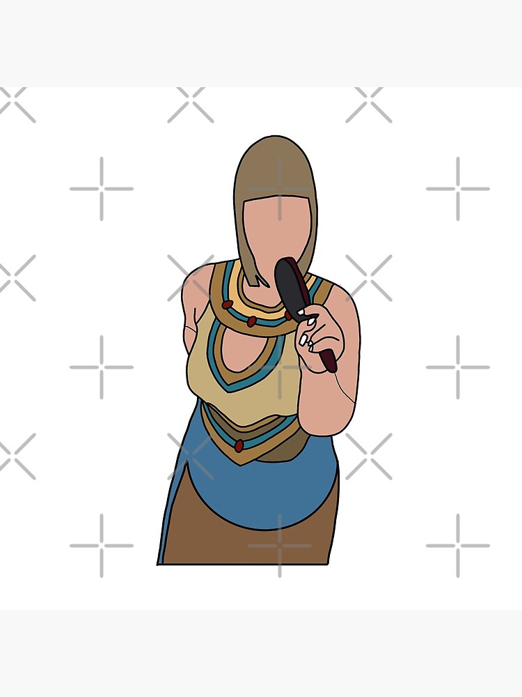 "Trisha Paytas King Tut Outline" Art Print for Sale by createdbymia ...