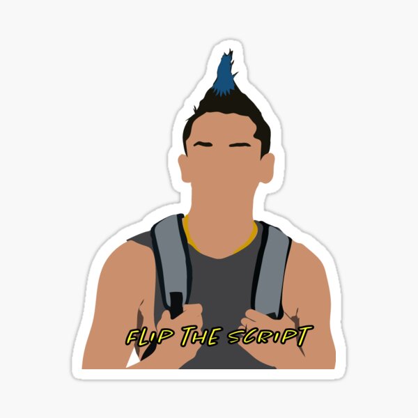 "Flip the script" Sticker for Sale by GillLoes5 | Redbubble