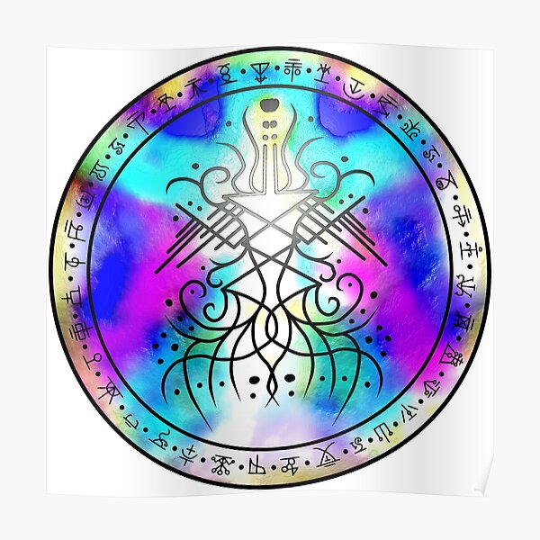 "Sigil to protect from disease and illness" Poster for Sale by ...