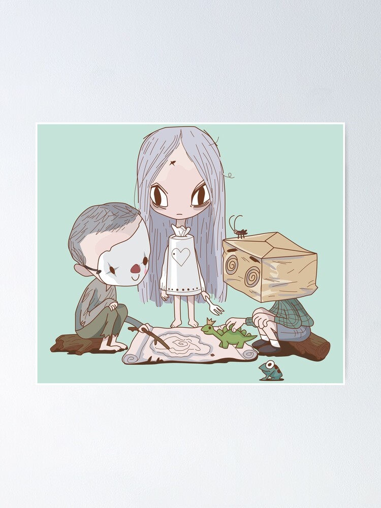 "Finding the Real Face" Poster for Sale by collectiarts | Redbubble