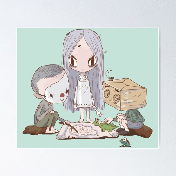 "Finding the Real Face" Poster for Sale by collectiarts | Redbubble