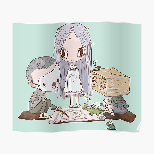 "Finding the Real Face" Poster for Sale by collectiarts | Redbubble