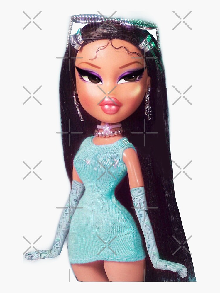 "blue bratz" Sticker for Sale by cruzzell | Redbubble