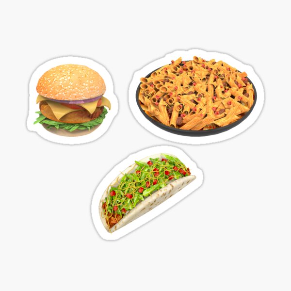 "Fast Food Dishes Pack" Sticker by MagicSpread | Redbubble