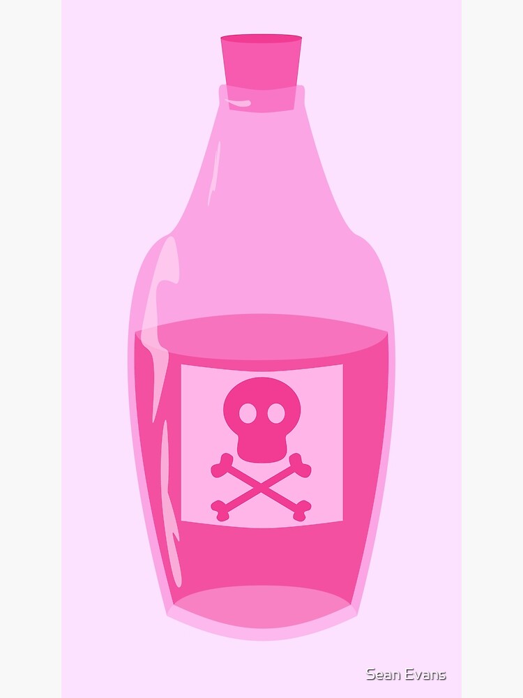 "Pink Poison Bottle" Photographic Print by dysperdis | Redbubble