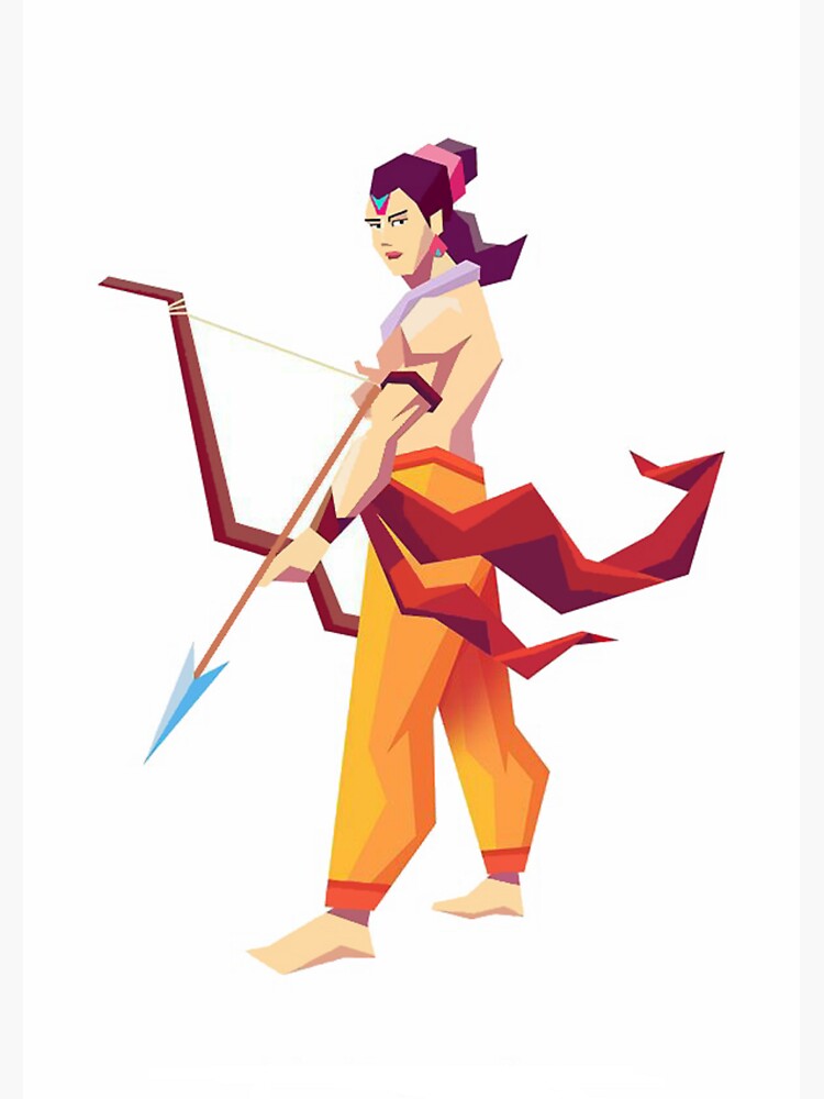 "Lord Ram" Sticker by sakshatpatil | Redbubble