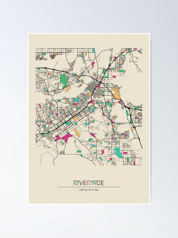 Riverside United States Map